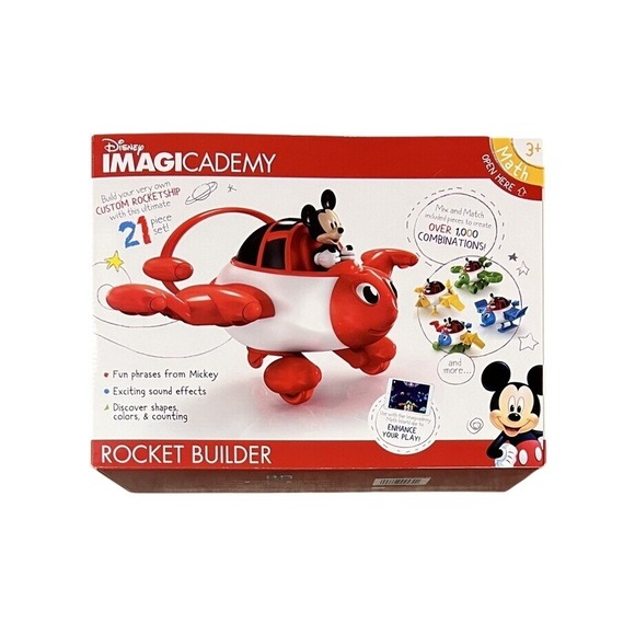 Disney | Toys | Disney Imagicademy Rocket Builder Playset Mickey Mouse ...